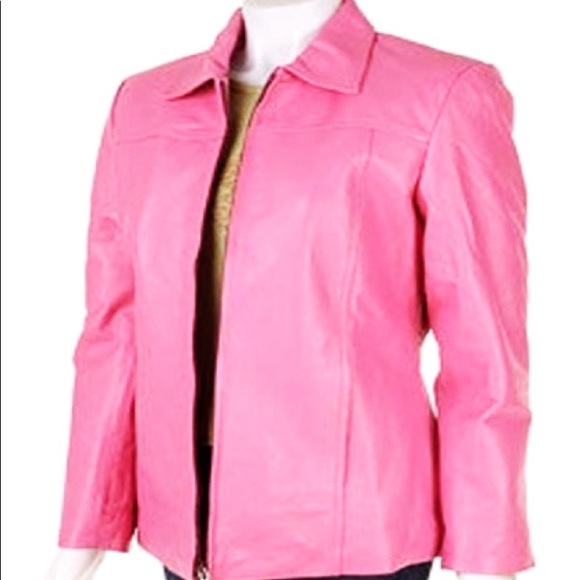 Vintage | Jackets & Coats | Vintage Mark Mattis Pink Leather Jacket ...